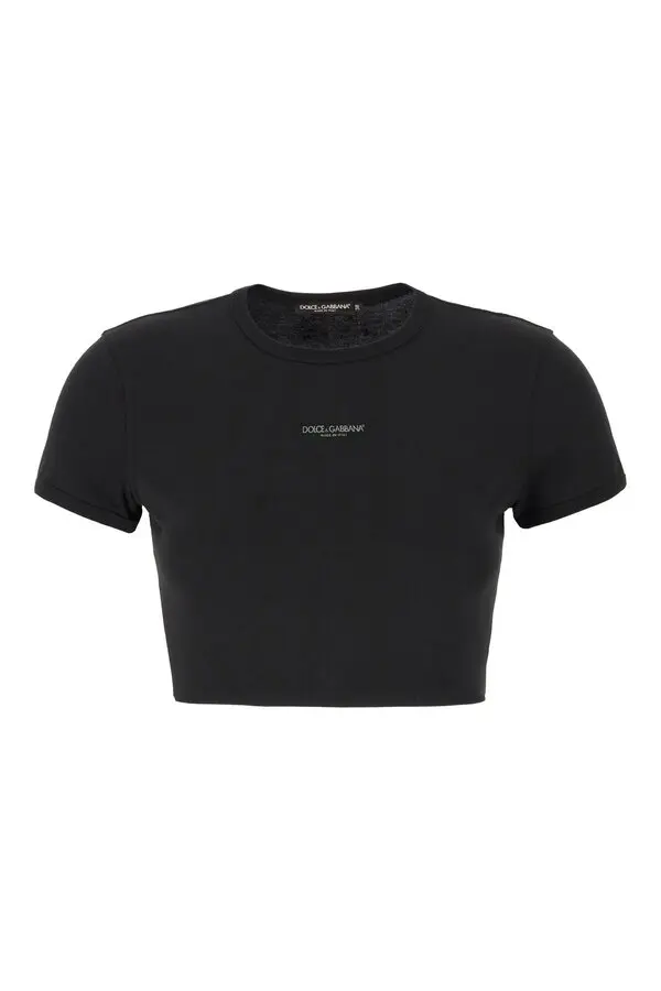 Dolce & Gabbana Cropped T-shirt - Multicolor