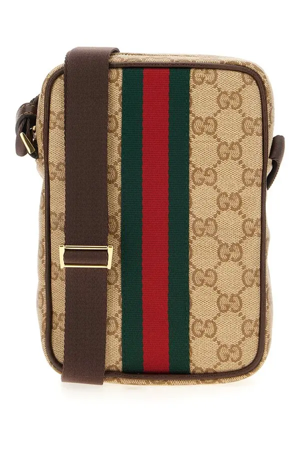 Gucci Monogram Canvas Crossbody Bag - Multicolor