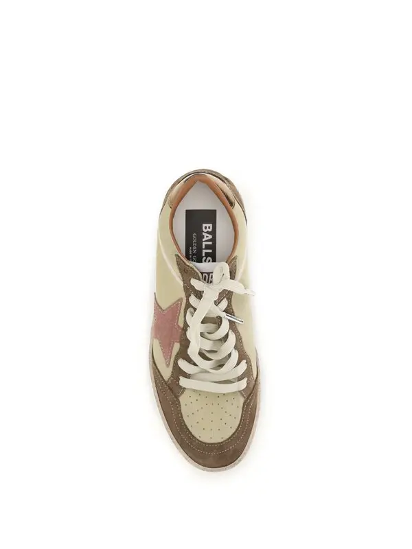 GOLDEN GOOSE Ball Star Sneakers With Crystal Embellishments