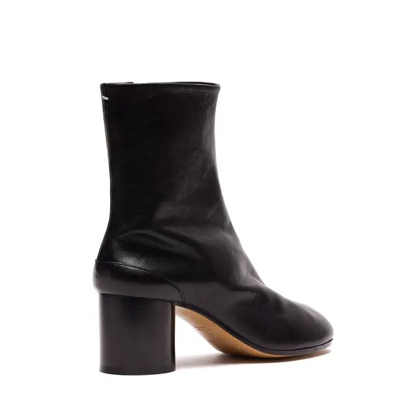 MAISON MARGIELA Leather Tabi High-top Block Heel Booties