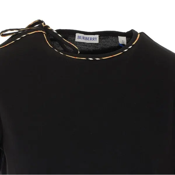 Burberry Cotton T-shirt With Laces