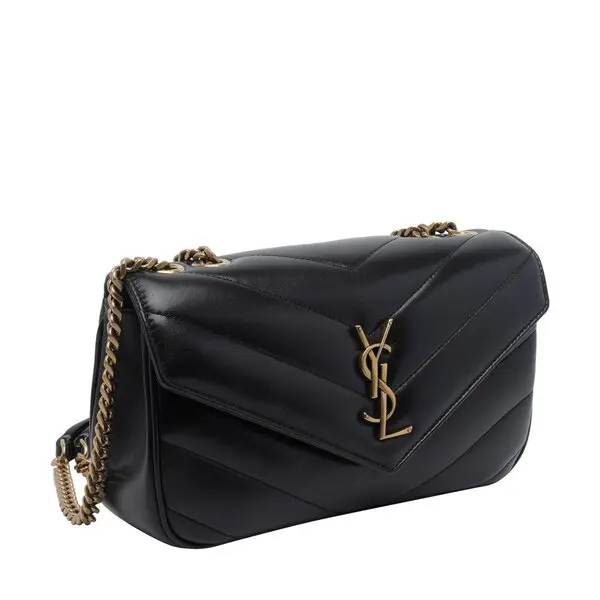 Saint Laurent Loulou Quilted Leather Crossbody Bag