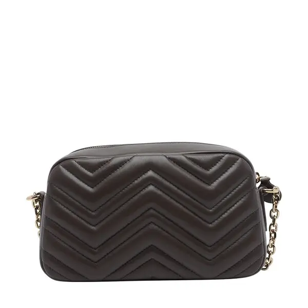 Gucci Gg Marmont Puffer Effect Crossbody Bag - Brown