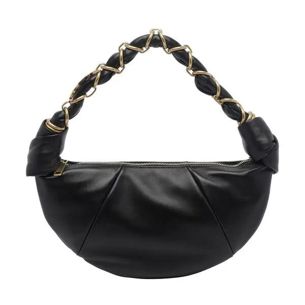 Saint Laurent Mini Amelia Hobo Bag - Black