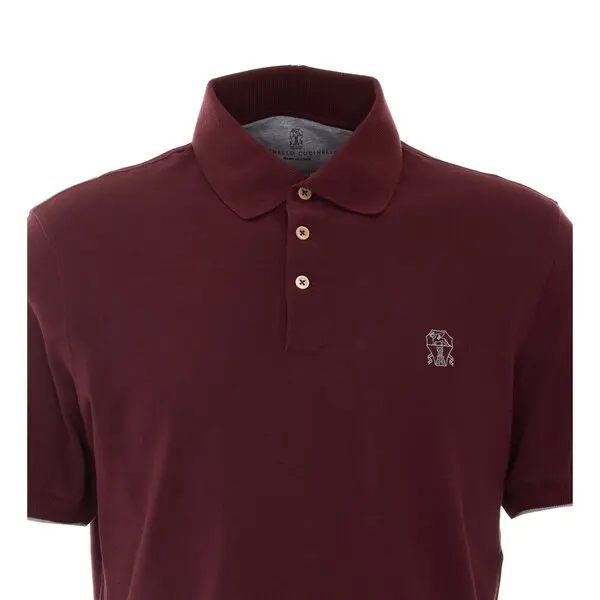 Brunello Cucinelli Logo Piquet Polo