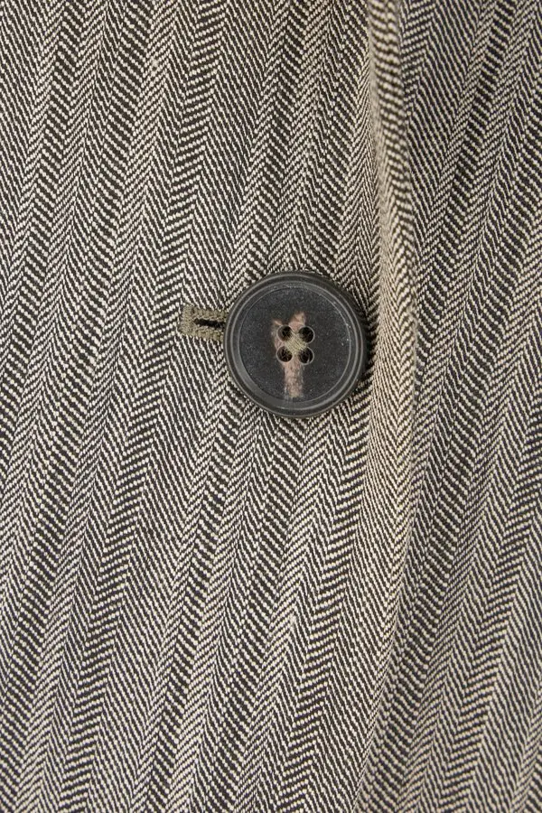 Paul Smith Striped Blazer With Polka Dot Lining