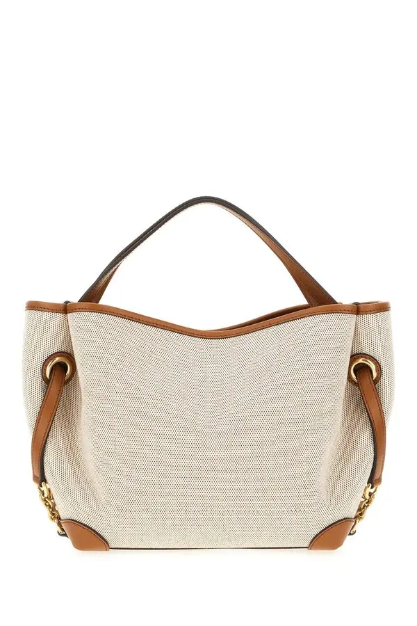 Chloé Canvas And Leather Trimmed Tote Bag - Multicolor