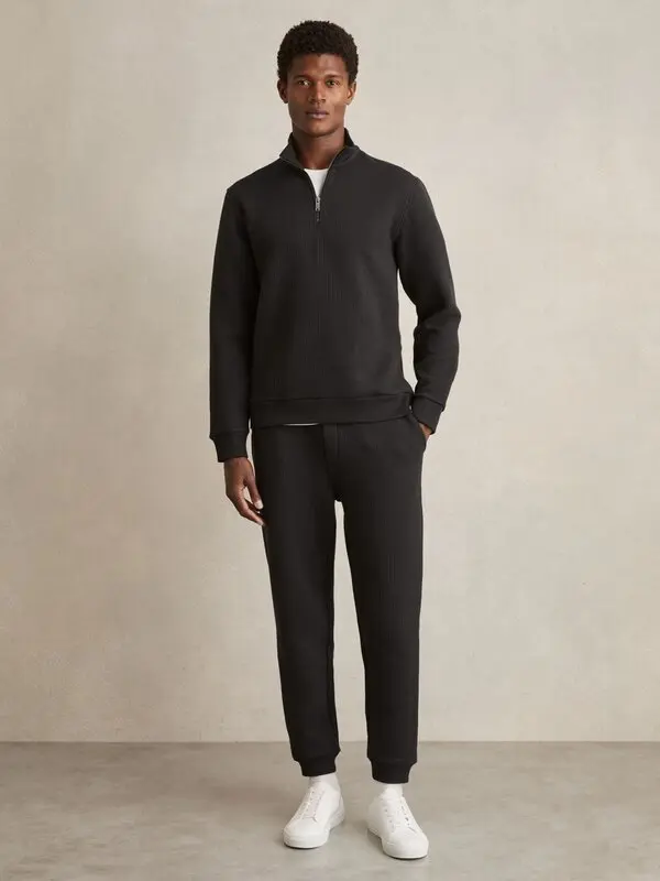 REISS Finley Knitted Low-top Trainers