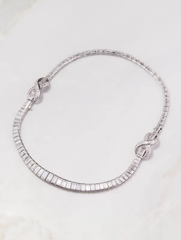 Estate Diamond Transformable Necklace, Circa 1950s-1960s