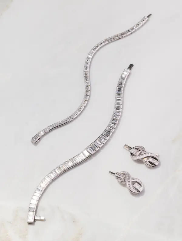 Estate Diamond Transformable Necklace, Circa 1950s-1960s