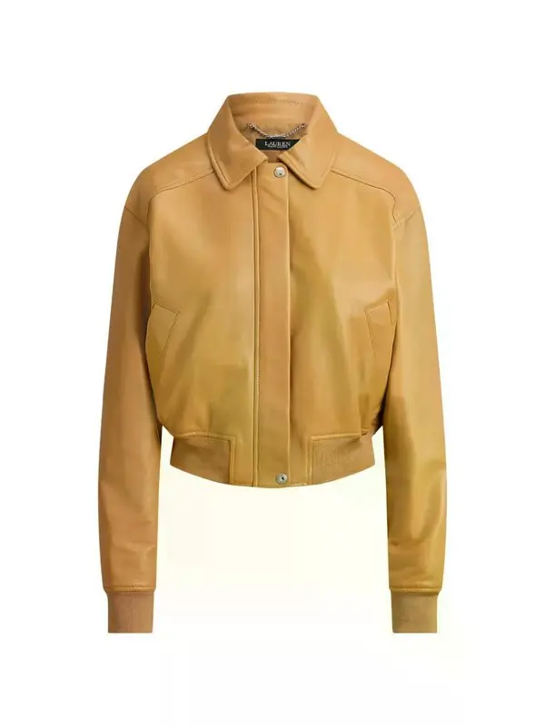 Ralph Lauren Lambskin Leather Flight Jacket