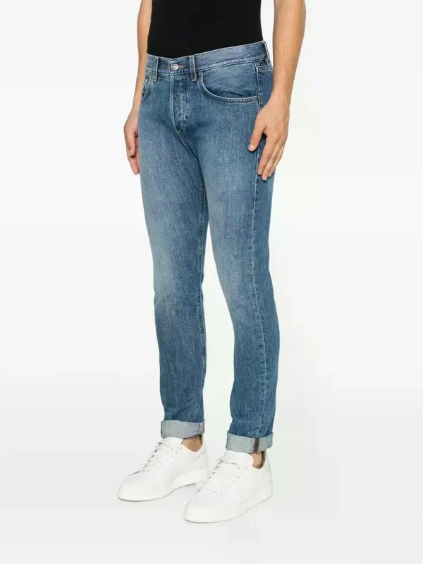 DONDUP Faded Slim-fit Jeans - Blue