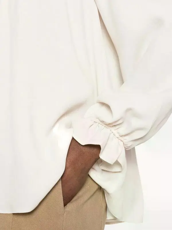 FORTE_FORTE Ruffled Smocked Blouse