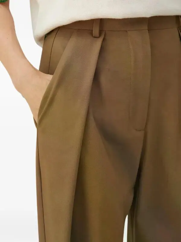 RETORI Double-pleated Virgin Wool Trousers