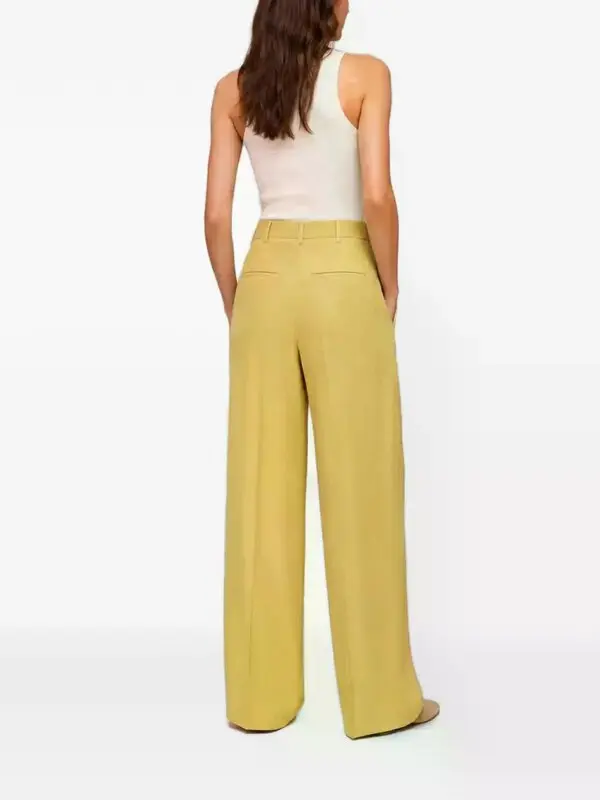 RETORI Retroì Embroidered Wide-leg Trousers