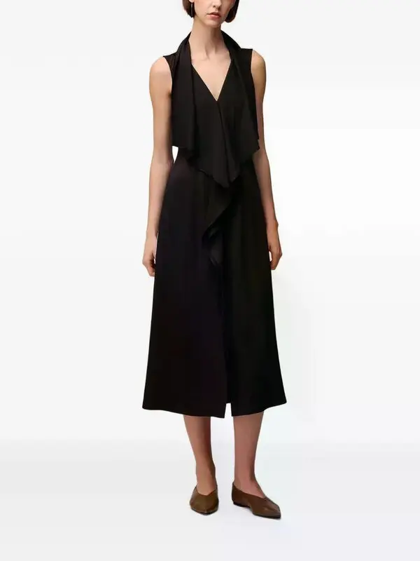 RETORI Retro Draped Midi Dress