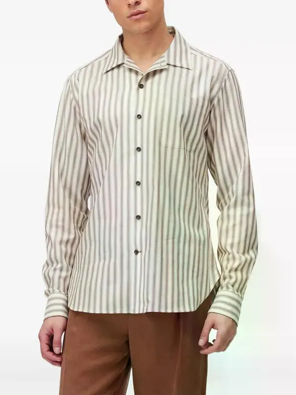 RETORI Striped Patch-pocket Shirt