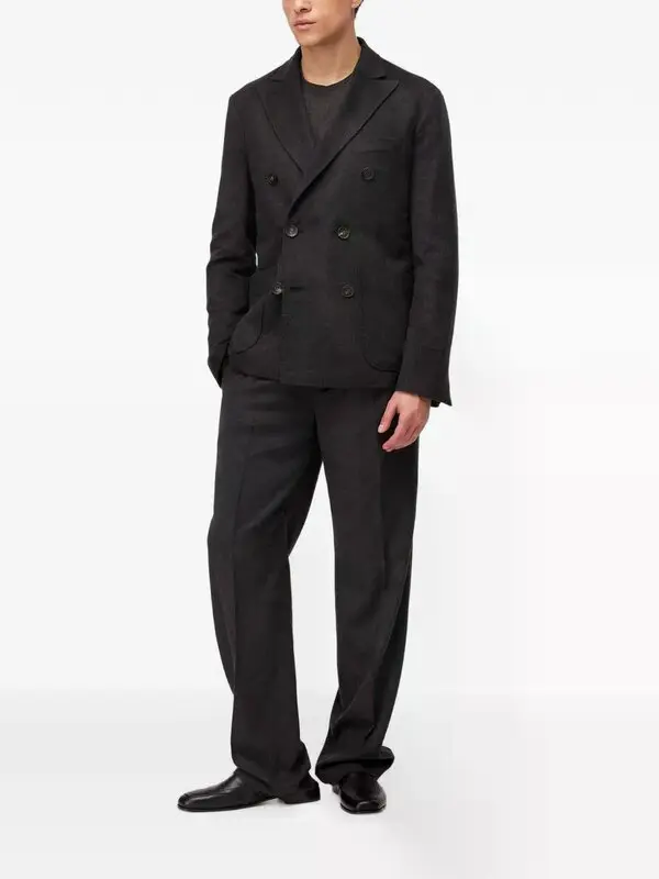 RETORI Double-breasted Patch-pocket Blazer