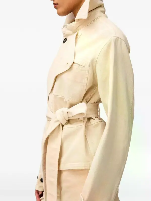 RETORI Retrof I Mini Trench Belt-detail Denim Jacket