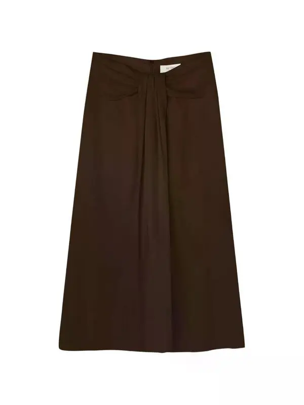 RETORI Retrol Draped Midi Skirt