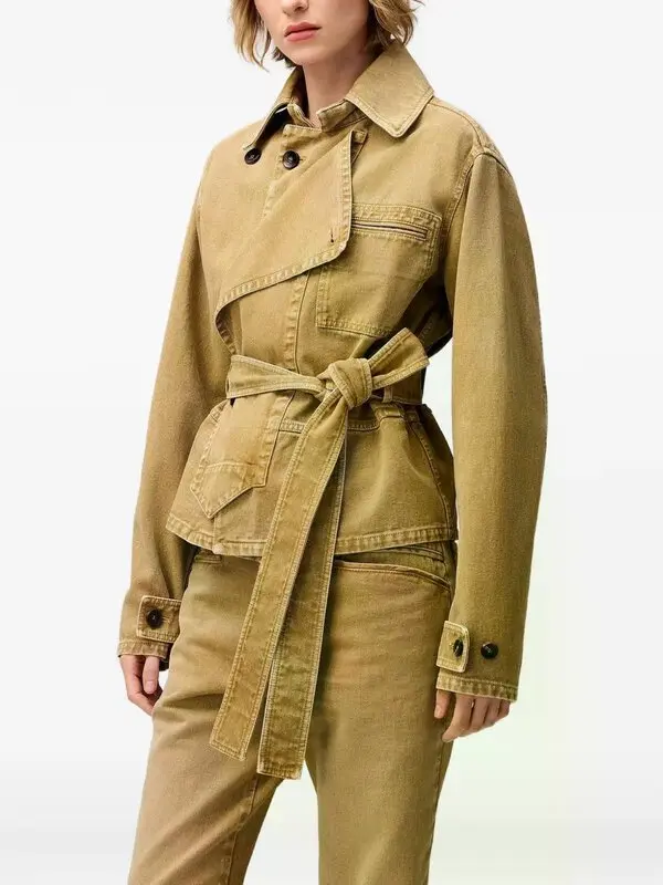 RETORI Retro Denim Belted Jacket
