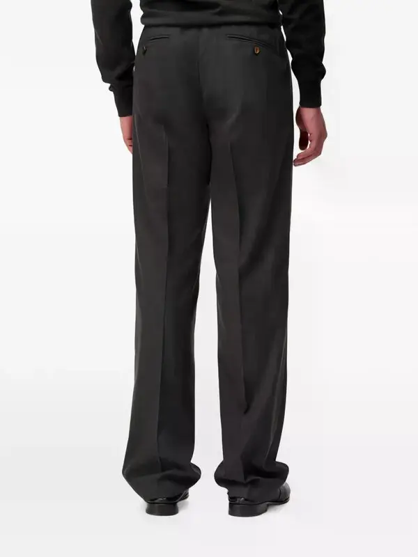 RETORI Retro Drawstring Silk-cashmere Trousers