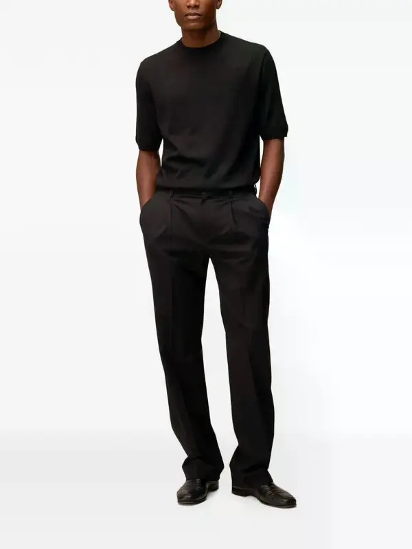 RETORI Retro Pleated Front Virgin-wool Trousers