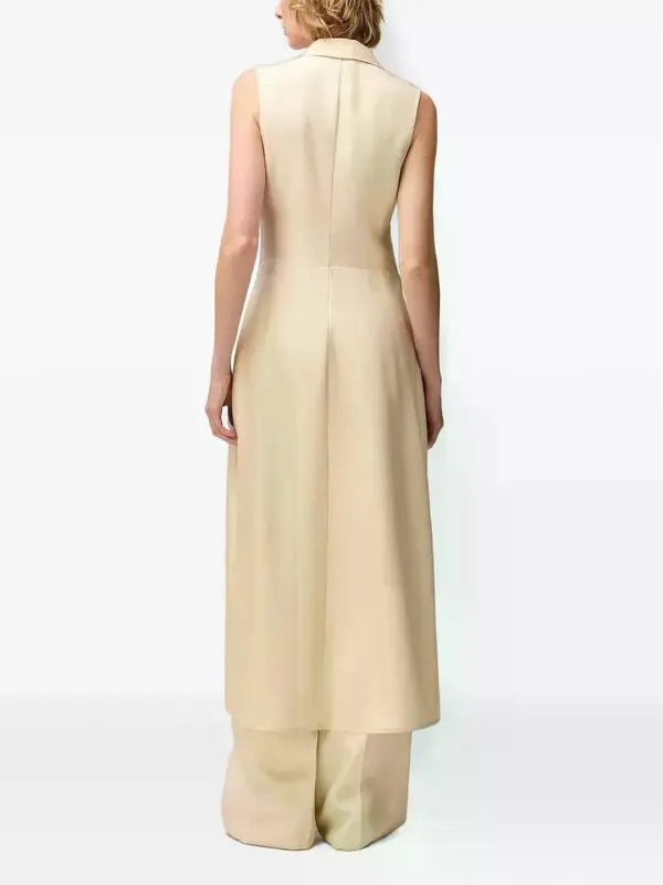 RETORI Sleeveless Silk Dress With Chain Detail