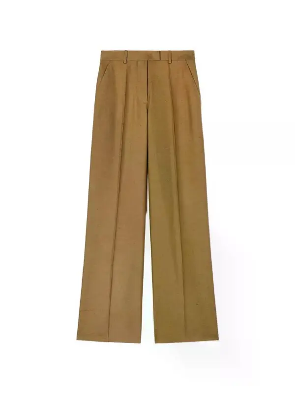 RETORI Retrofi Pleated Silk Wide-leg Trousers