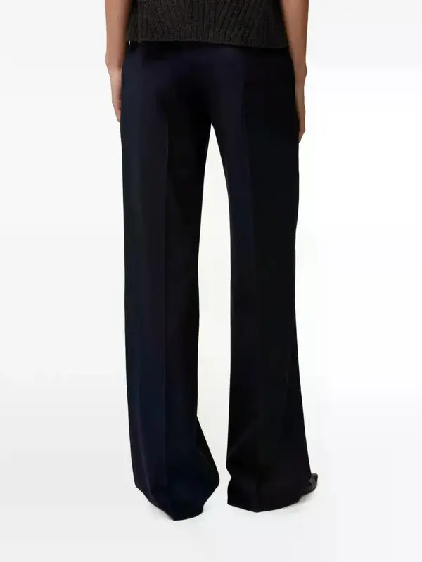 RETORI Retro Pleated Wide-leg Trousers