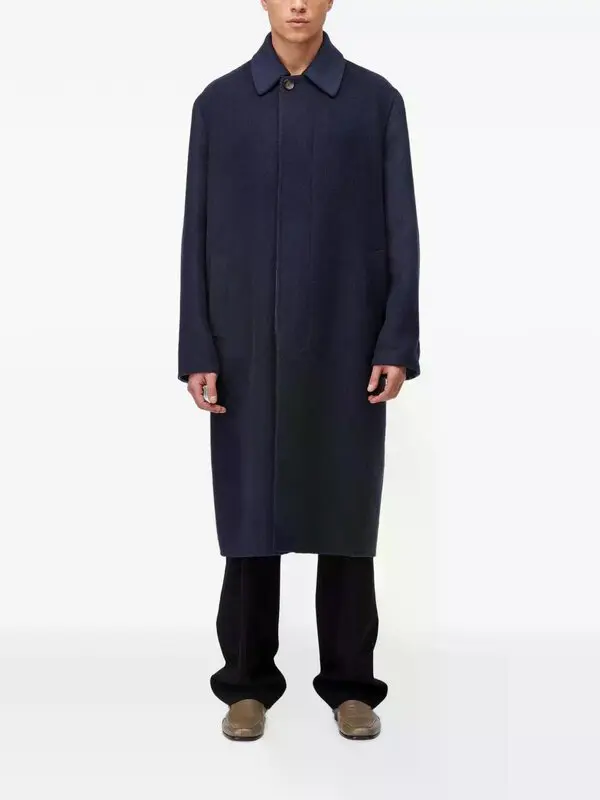 RETORI Reversible Check-jacquard Coat