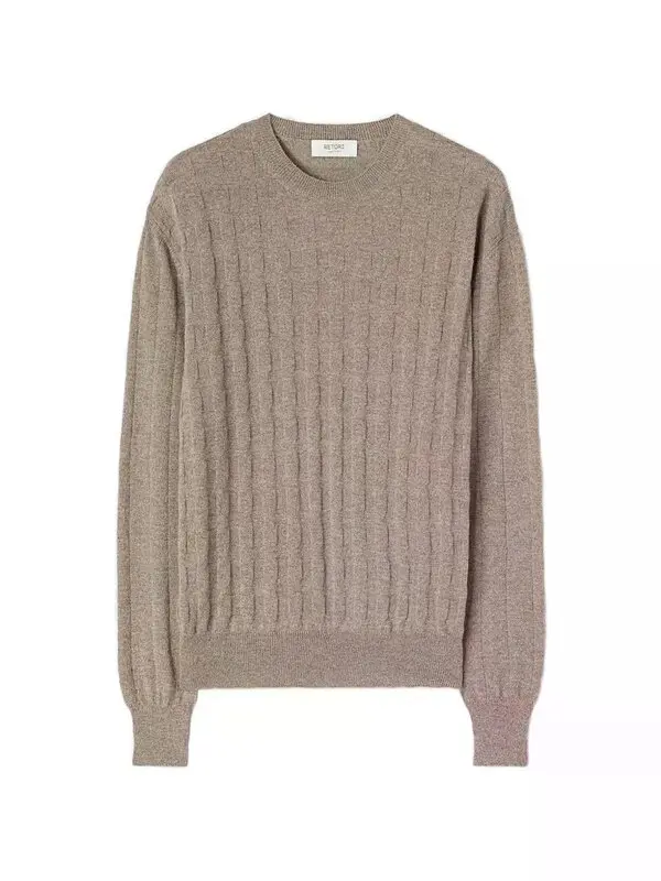RETORI Window Crew-neck Sweater