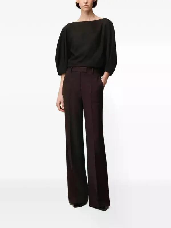 RETORI Pleated Wide-leg Trousers