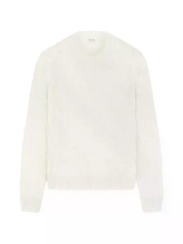 RETORI Retro Jacquard Damier Crew Neck Sweater