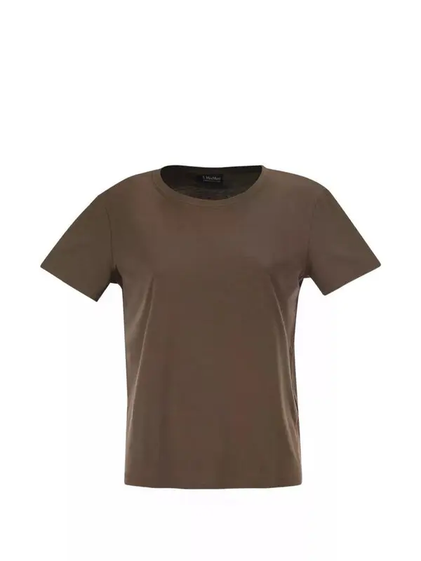 Max Mara Embroidered T-shirt - Brown