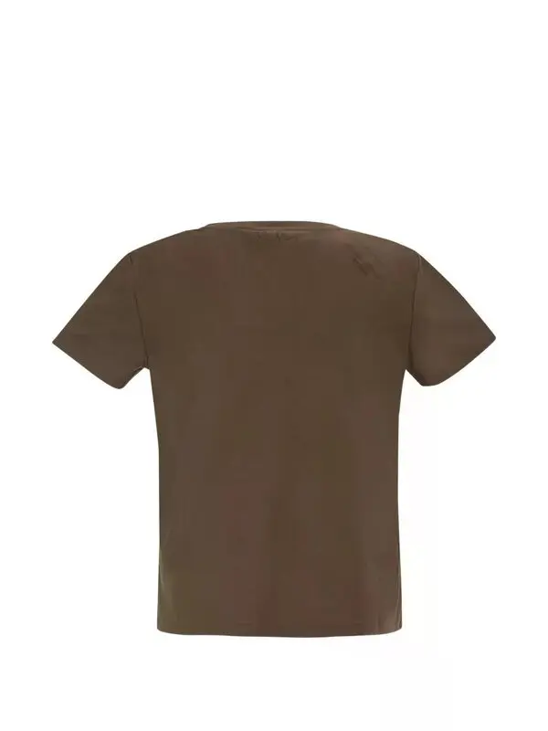 Max Mara Embroidered T-shirt - Brown