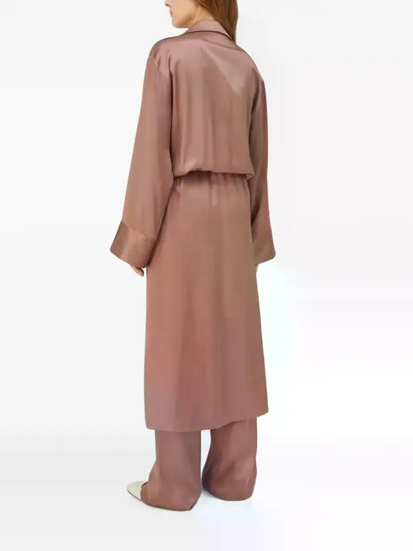 RETORI Retro Wrap Design Maxi Dress