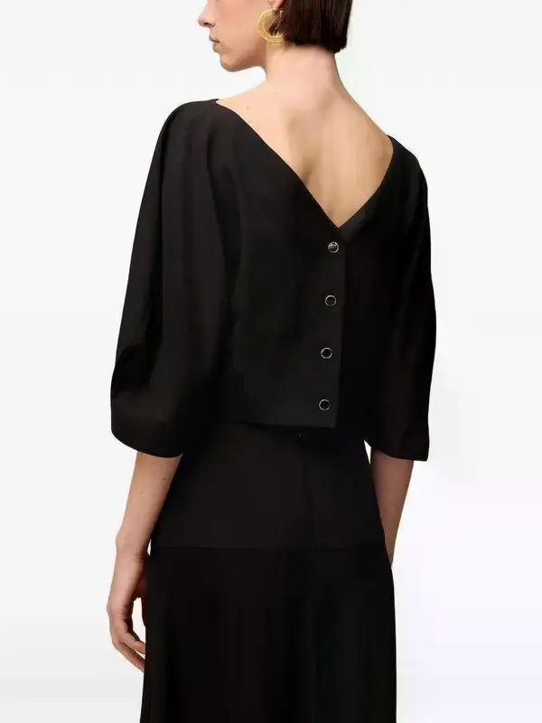 RETORI Buttoned-back Blouse