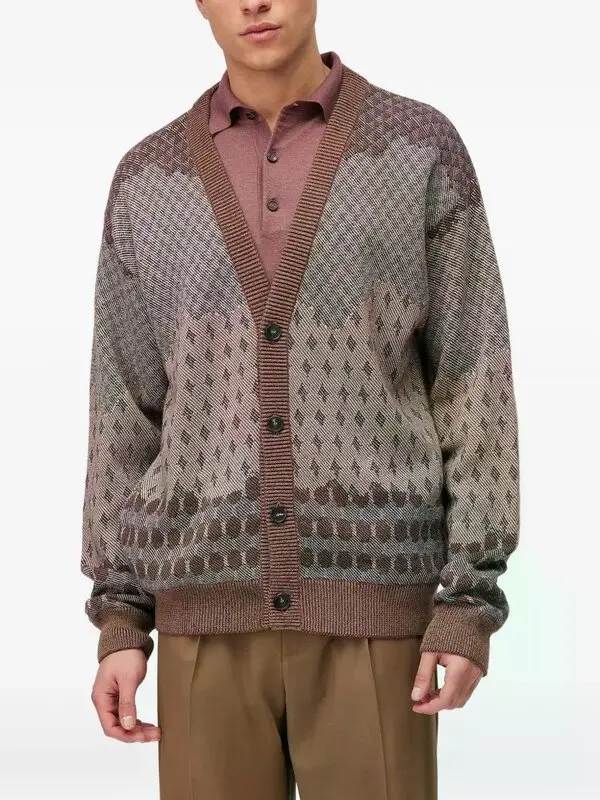 RETORI Retro V-neck Cardigan