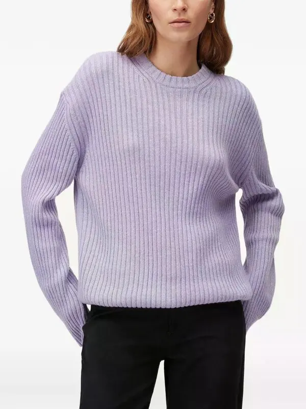 RETORI Ribbed Mélange Crew Neck Sweater