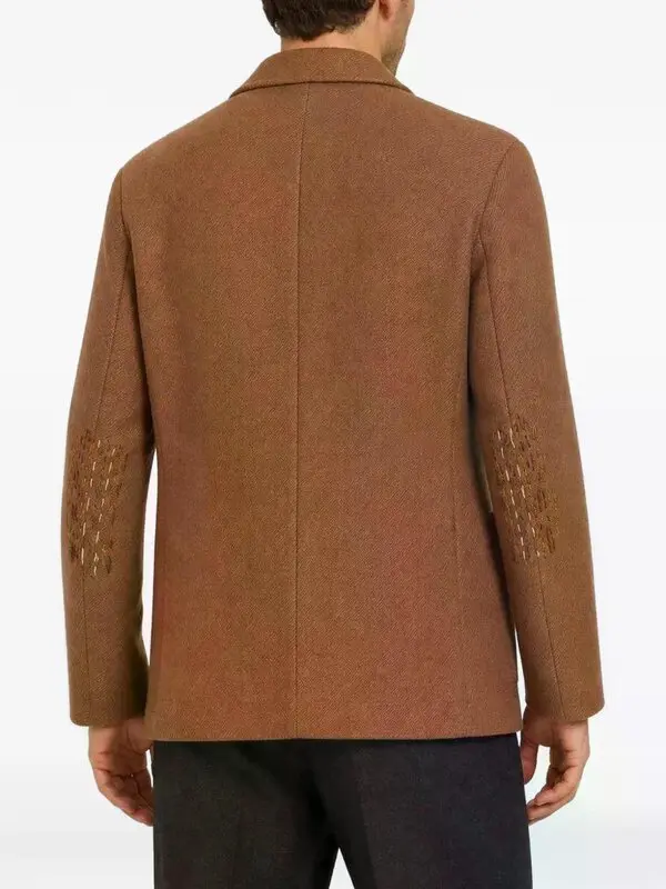 RETORI Double Finishing Bicolor With Needle Pin Detail Blazer