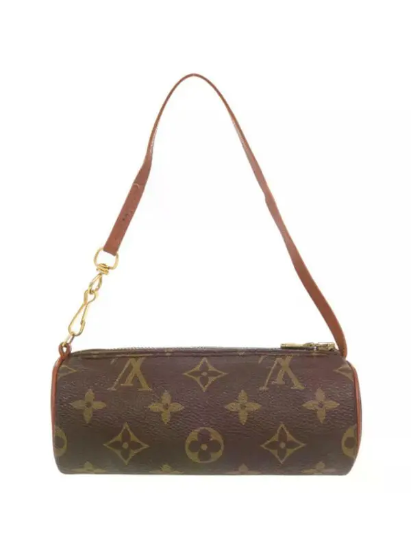 LOUIS VUITTON Monogram Papillon 30 Handbag - Brown