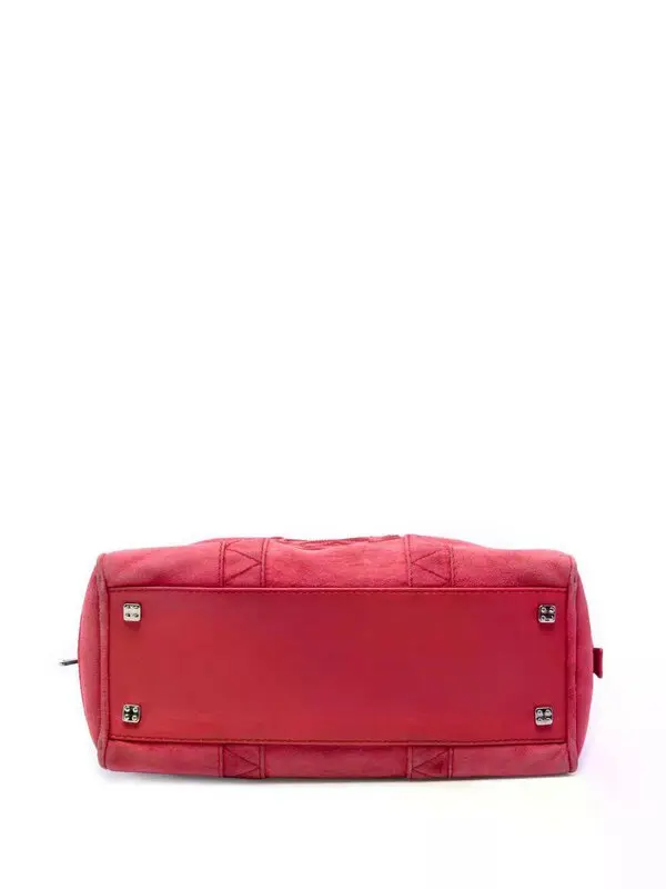 Loewe 2006 Stitched Suede Amazona 28 Handbag