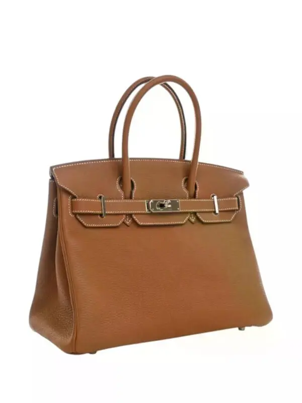 Hermès 2010 Togo Birkin Retourne 30 Handbag - Brown