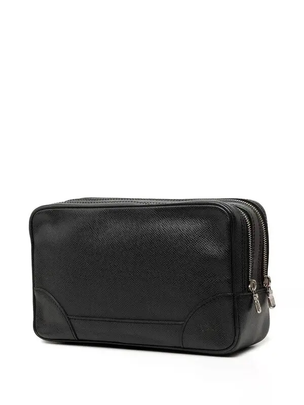 LOUIS VUITTON Taiga Neo Pavel Clutch Bag - Black