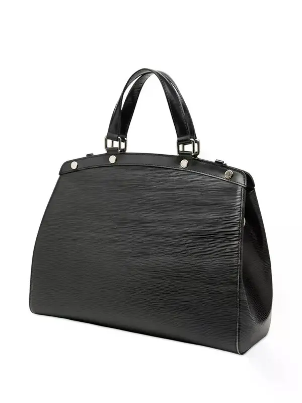 LOUIS VUITTON Epi Leather Brea Mm Satchel - Black