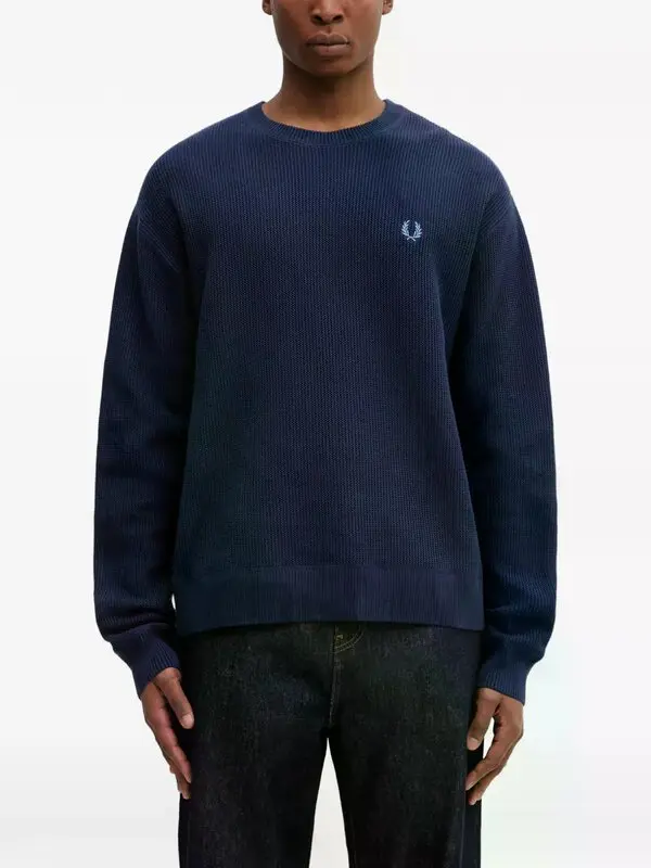 Fred Perry Logo Embroidered Sweater
