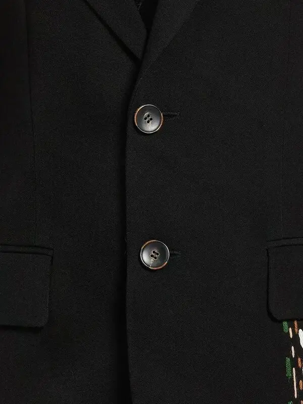 RETORI Embroidered Virgin Wool Blazer
