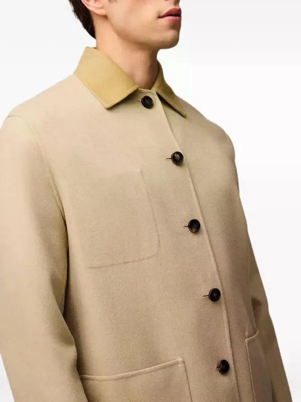 RETORI Retroi Reversible Wool Shirt Jacket
