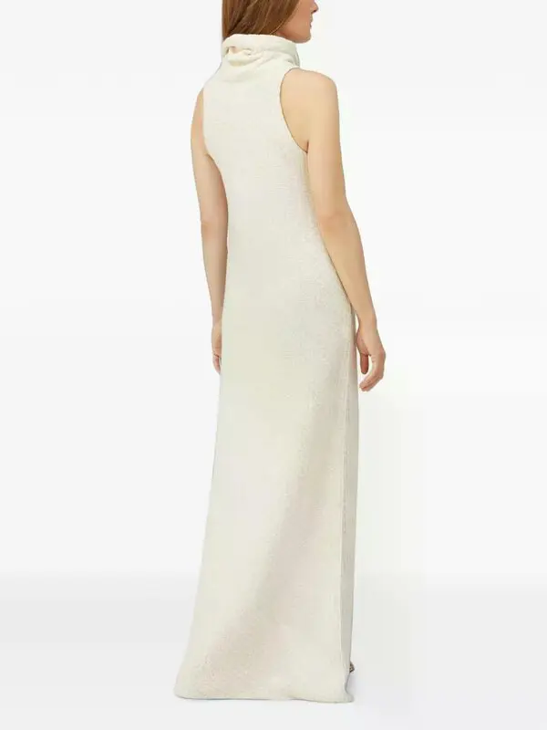 RETORI Retro Sleeveless Maxi Dress With Maxi Collar